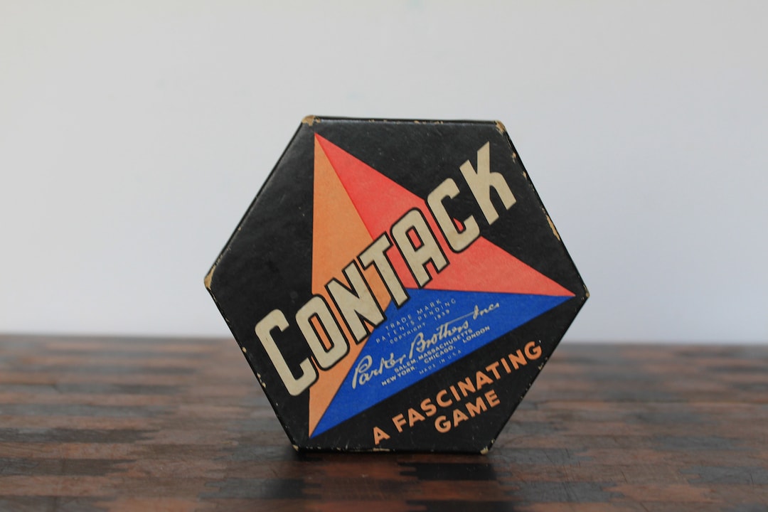 Vintage Contack Game. Parker Brothers Game in Original Box W ...