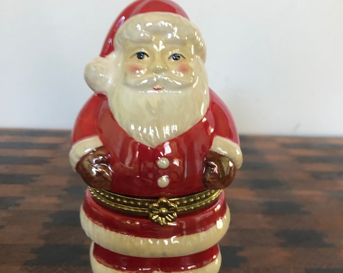 Vintage Mr Christmas Santa Claus Music Box. Moving Sleigh Scene, Jingle ...