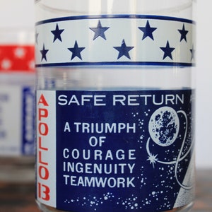 Apollo 12 Moon Landing Glasses for Vintage Space Memorabilia. Apollo 12 ...