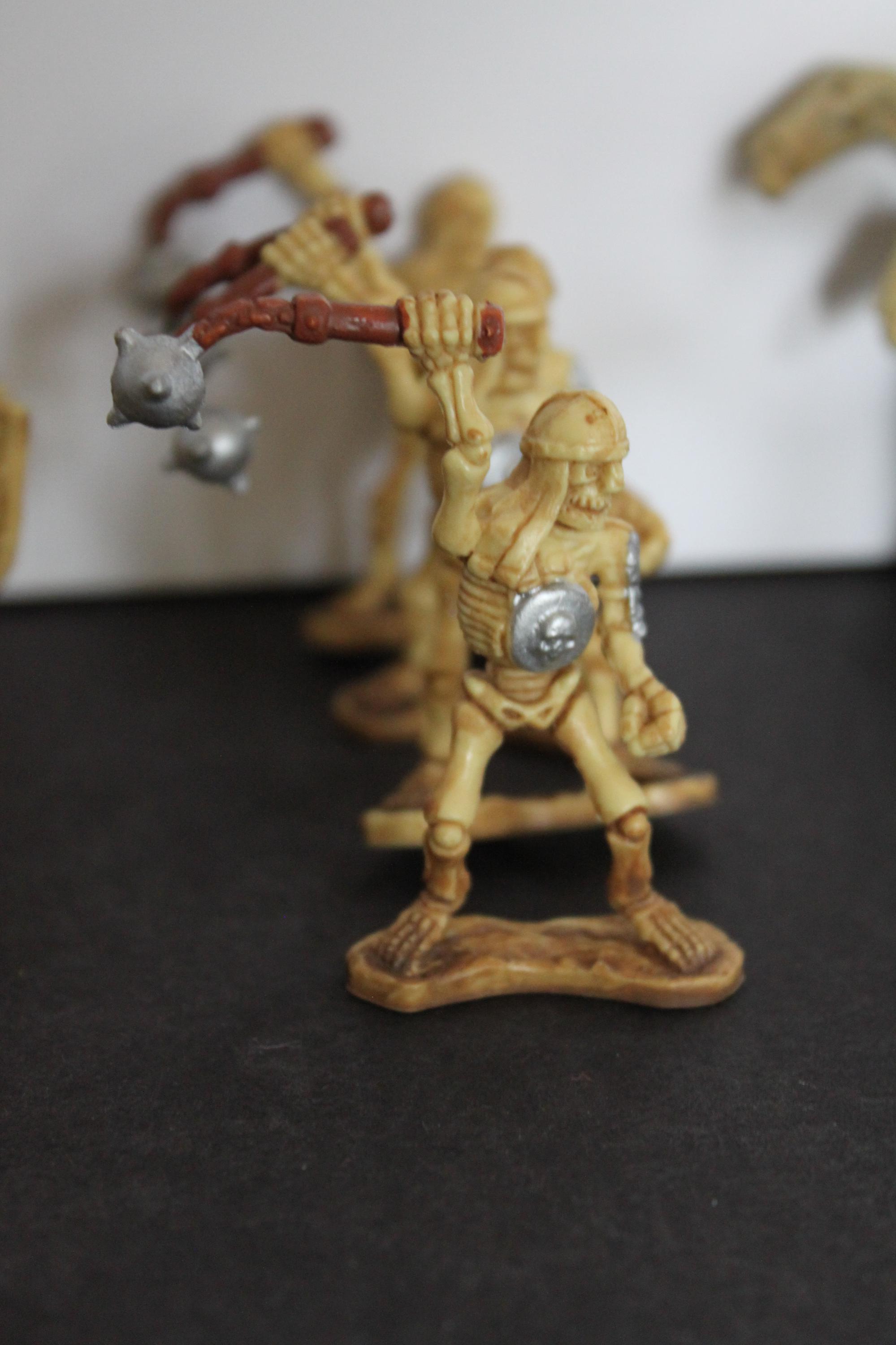 Vintage Skeleton Army Figurines. Tomb Warrior, Fantasy Soldiers, CHOOSE ...