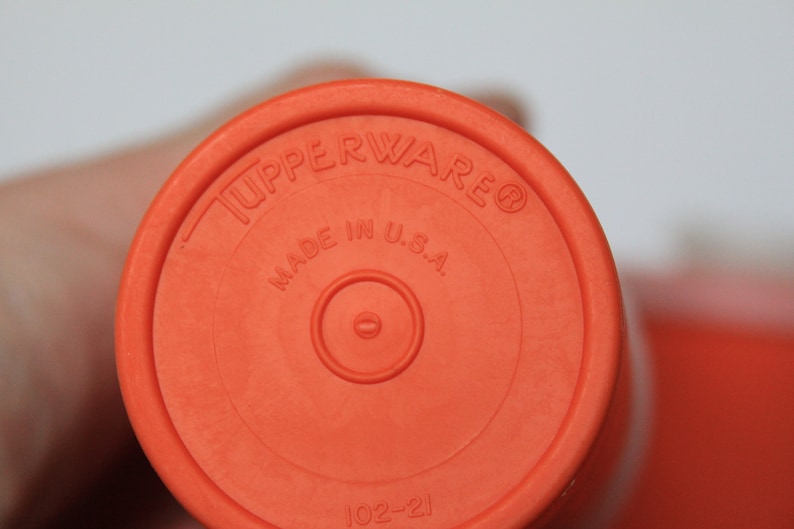 Vintage Tupperware Wall Mount Spice Rack. CHOOSE From Orange - Etsy