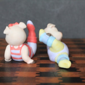 Cute Gymnast Pigs for Vintage Animal Theme Decor. George Good, Little ...