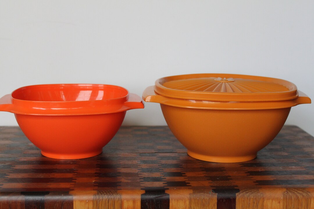 Vintage Tupperware Storage Containers. Set of 2, Square Shape, Only ONE ...