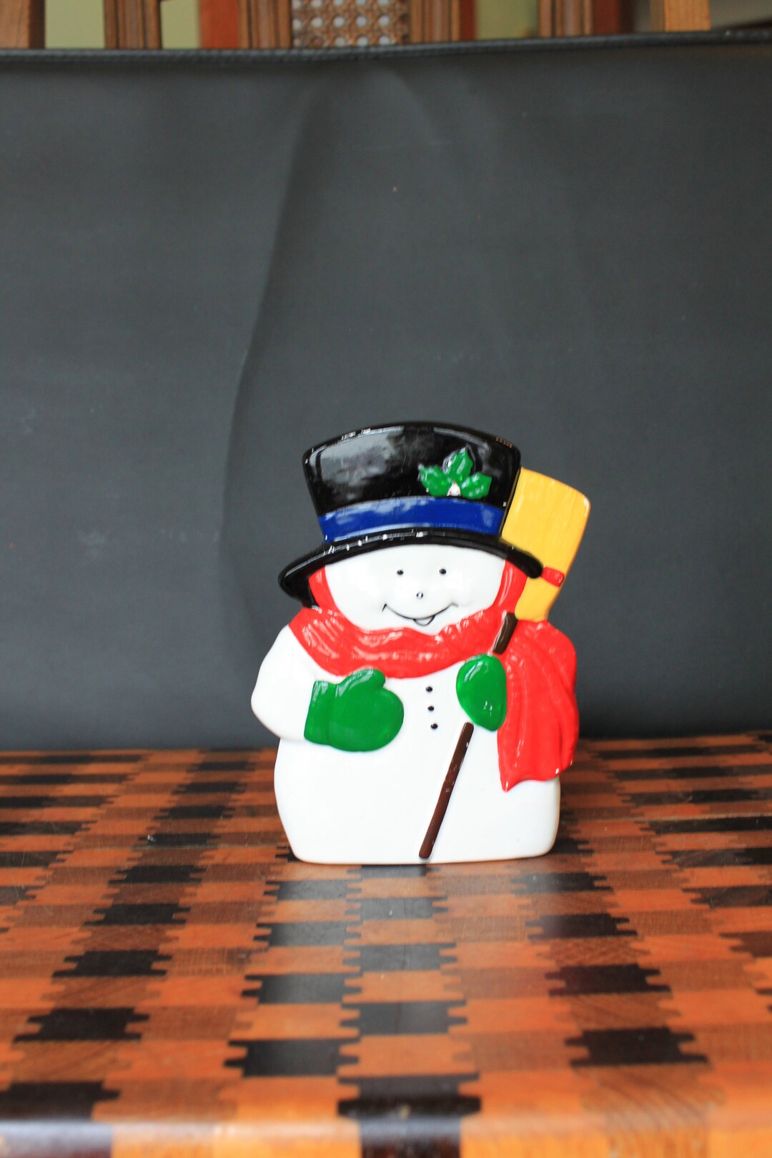 Inarco Snowman Planter for Vintage Christmas Mantel Decor. Seasonal ...