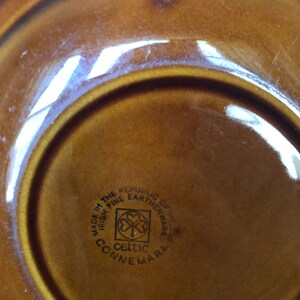 Vintage Celtic Connemara Plate. CHOOSE From Dinner or Salad, Brown With ...