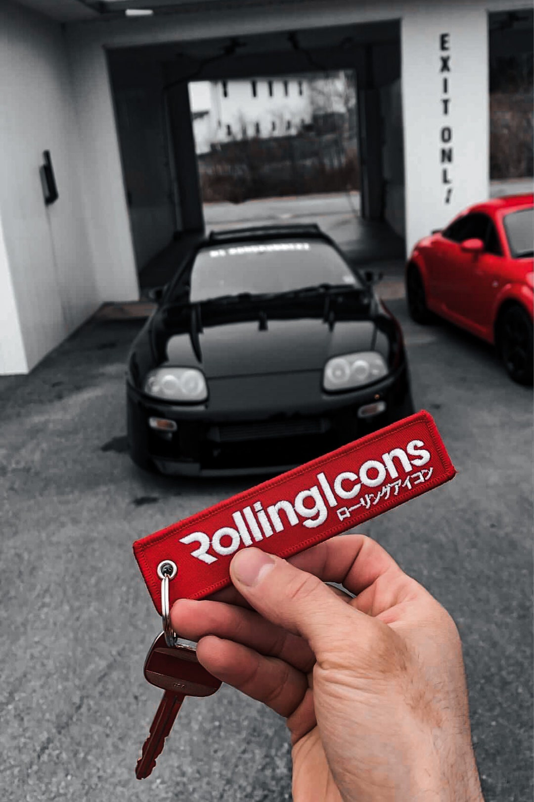 Rollingicons Japanese Jet Tag | JDM Tag Keychain | Key Tag | Flight Tag ...