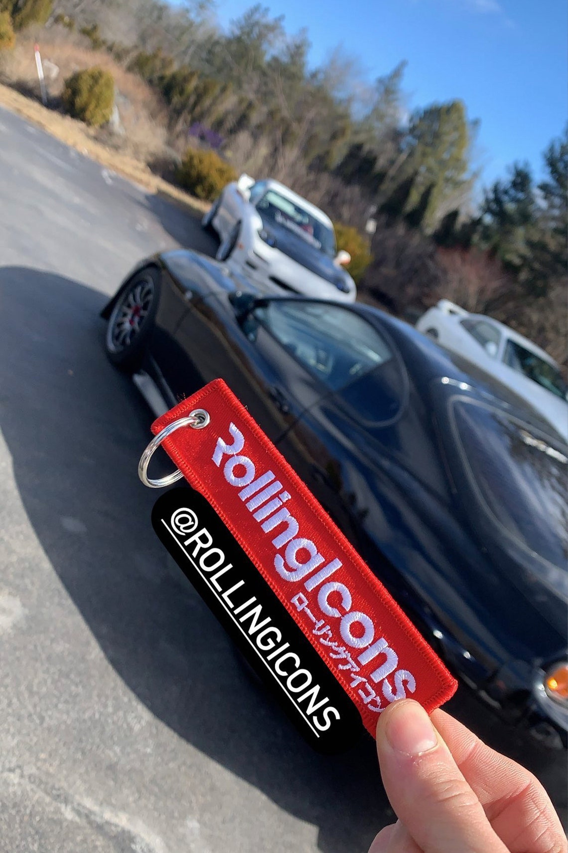 Rollingicons Japanese Jet Tag | JDM Tag Keychain | Key Tag | Flight Tag ...