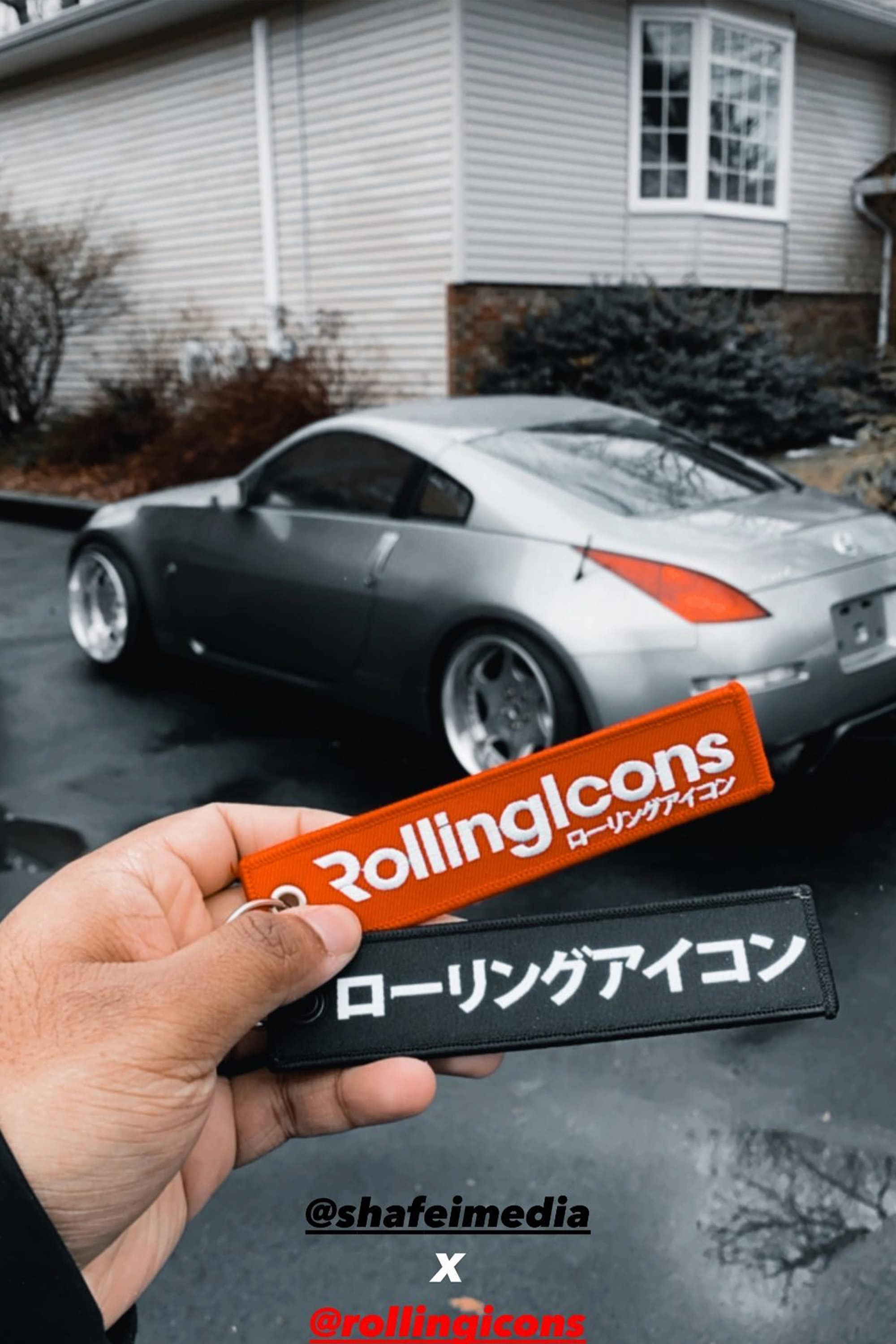 Rollingicons Japanese Jet Tag | JDM Tag Keychain | Key Tag | Flight Tag ...