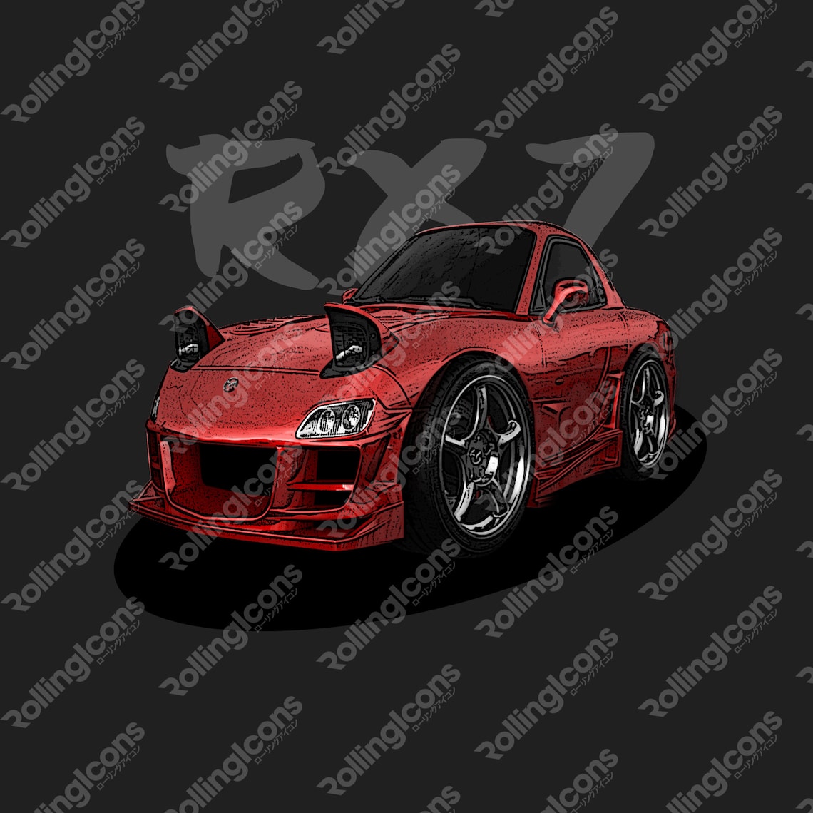 Mazda RX7 FD Aufkleber Auto-Aufkleber JDM Sticker | Etsy