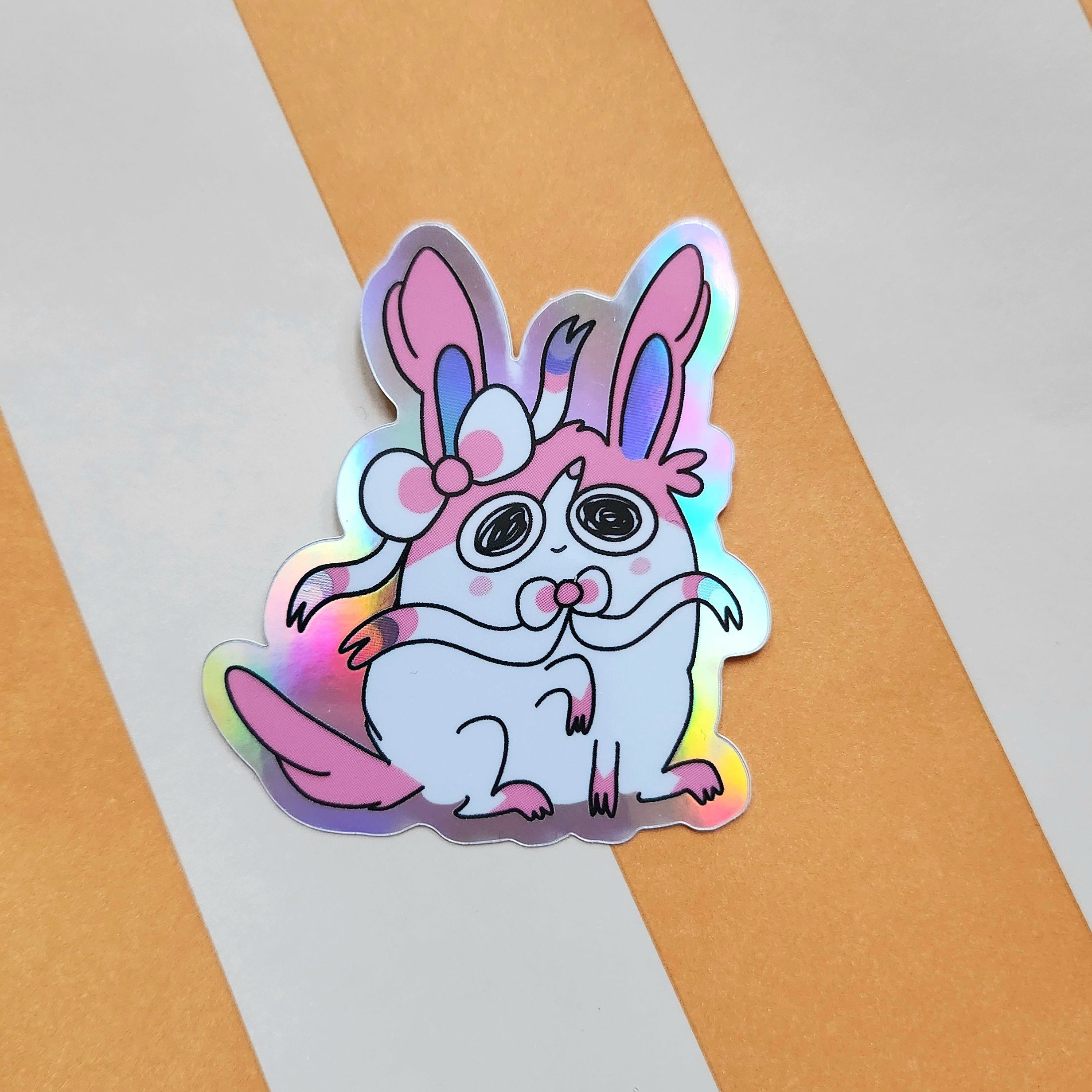 Sylveon Pokemon Sticker Holographic Die Cut Sticker - Etsy Canada
