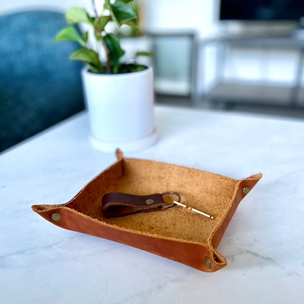 Leather Coffee Table Tray - Etsy