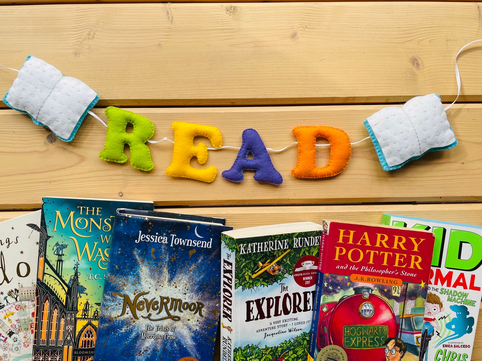 Reading Corner Sign Reading Bunting Book Corner Sign - Etsy