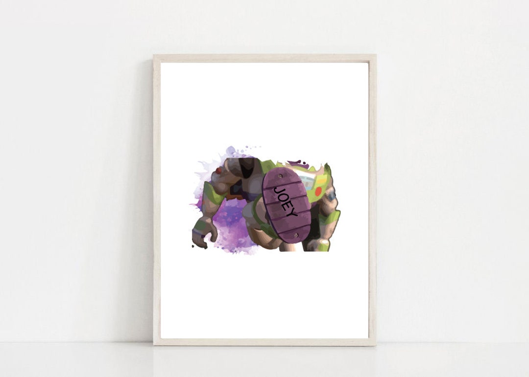 Toy Story Print - Buzz Name Boot - Etsy