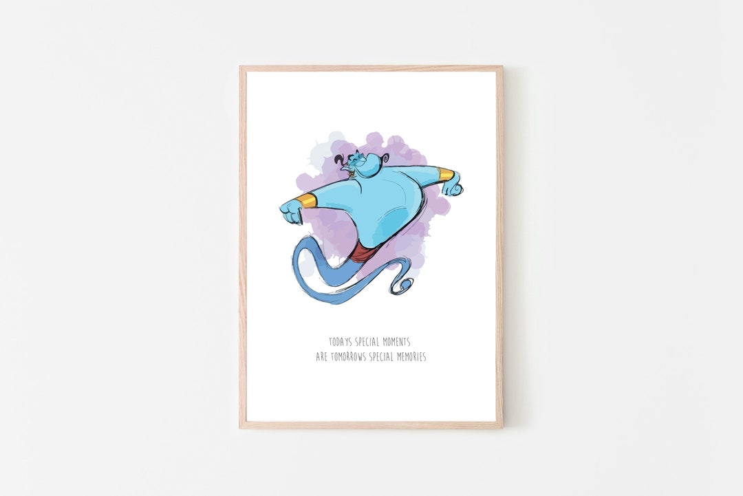 Genie Wall Art Print - Etsy