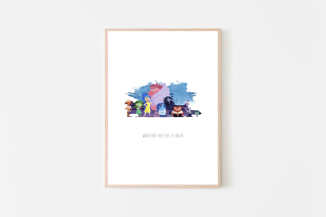 Your Feelings Are Valid - Inside Out Inspired Print - Etsy
