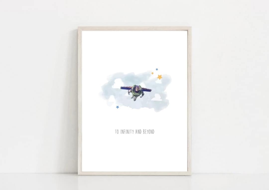 Toy Story Print - to Infinity and Beyond Buzz Lightyear - Etsy