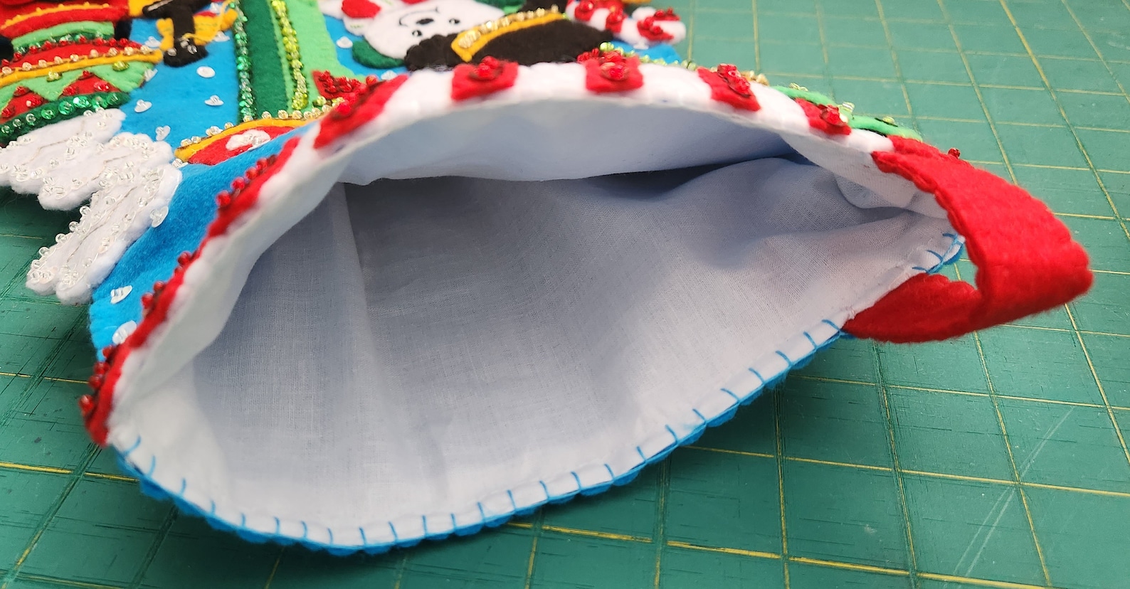 Bucilla "candy Express" Felt Handmade Train Christmas Stocking Complete ...