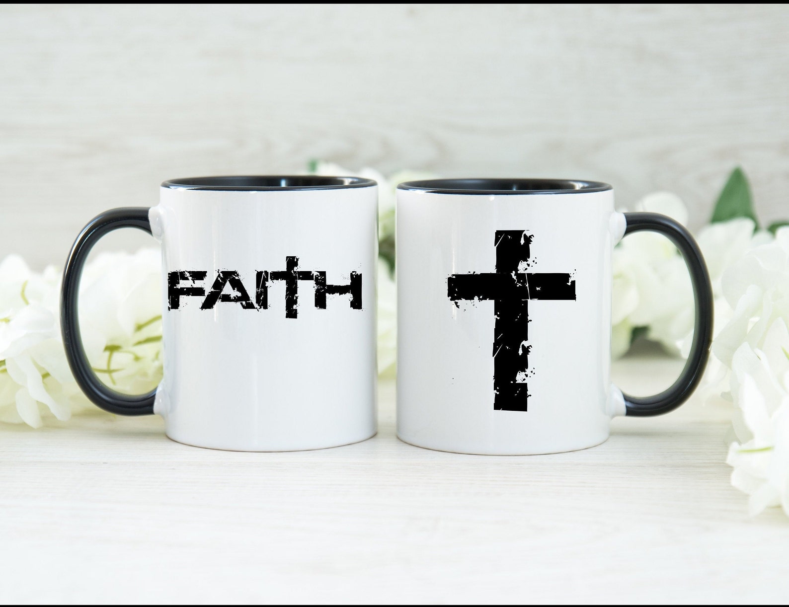 Faith Coffee Mug / Christian Coffee Mug / Religious Coffee Mug ...