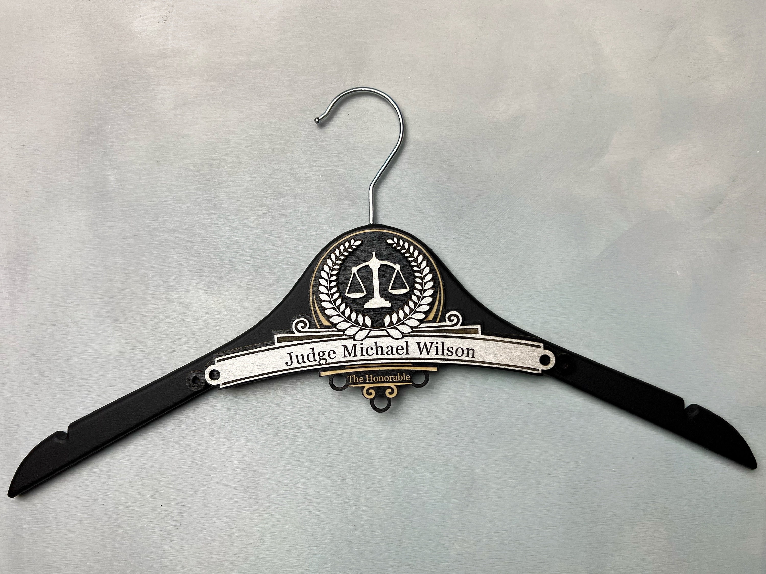 Personalized Hanger for Judge Gift for Judge Custom Hanger - Etsy