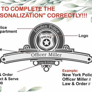 Personalized Gift Ideas for Police, Police Academy Graduation Gifts ...