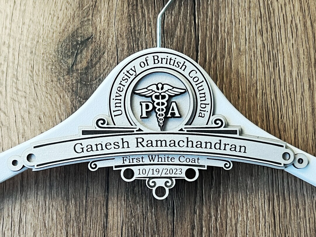 PA Gifts, White Coat Hanger, Medical Student Gift, Gift for New Doctor ...