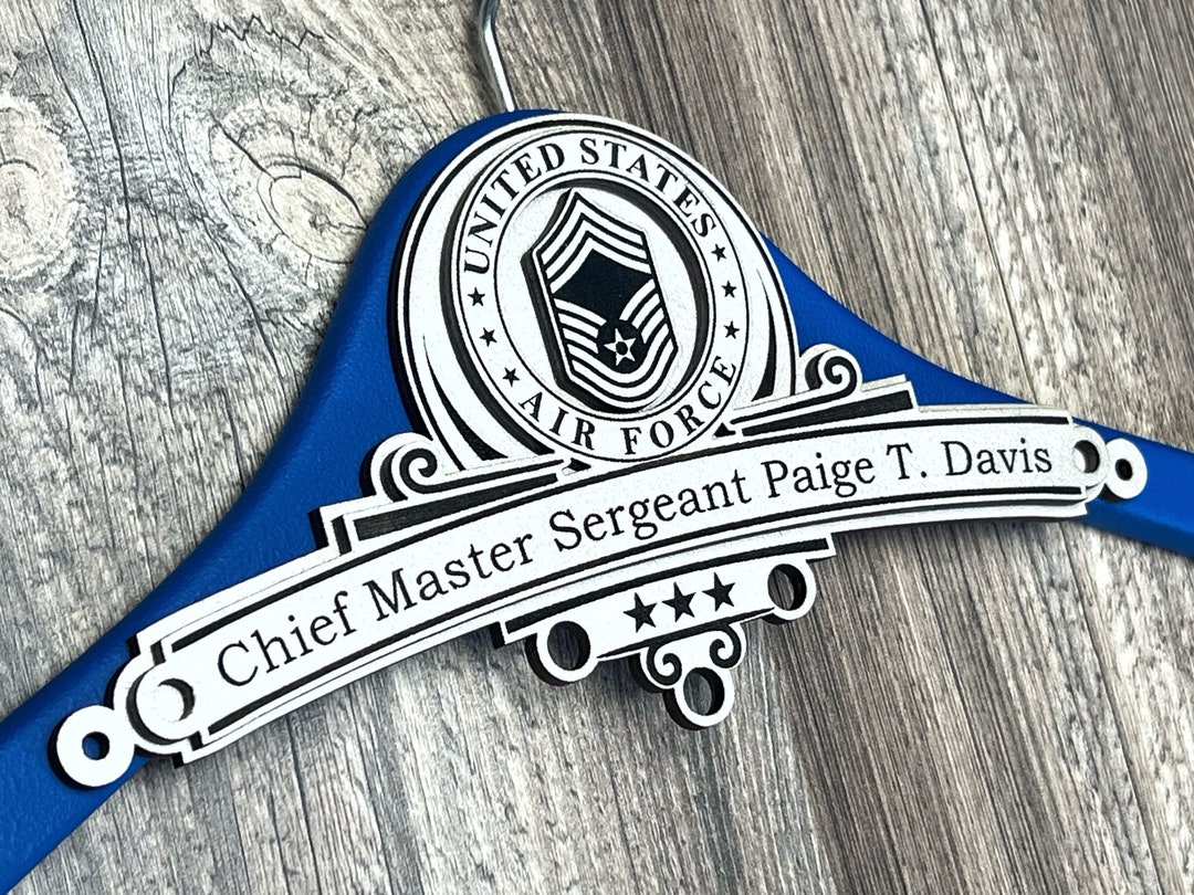 USAF Personalized Gift, Air Force Rank Hanger, USMC Graduation Gift ...