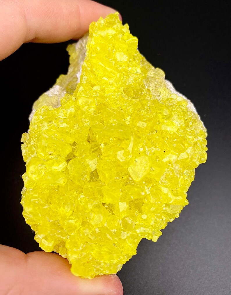 Big Sulfur 117g Bolivia Raw Native Mineral Specimen on Matrix bright ...