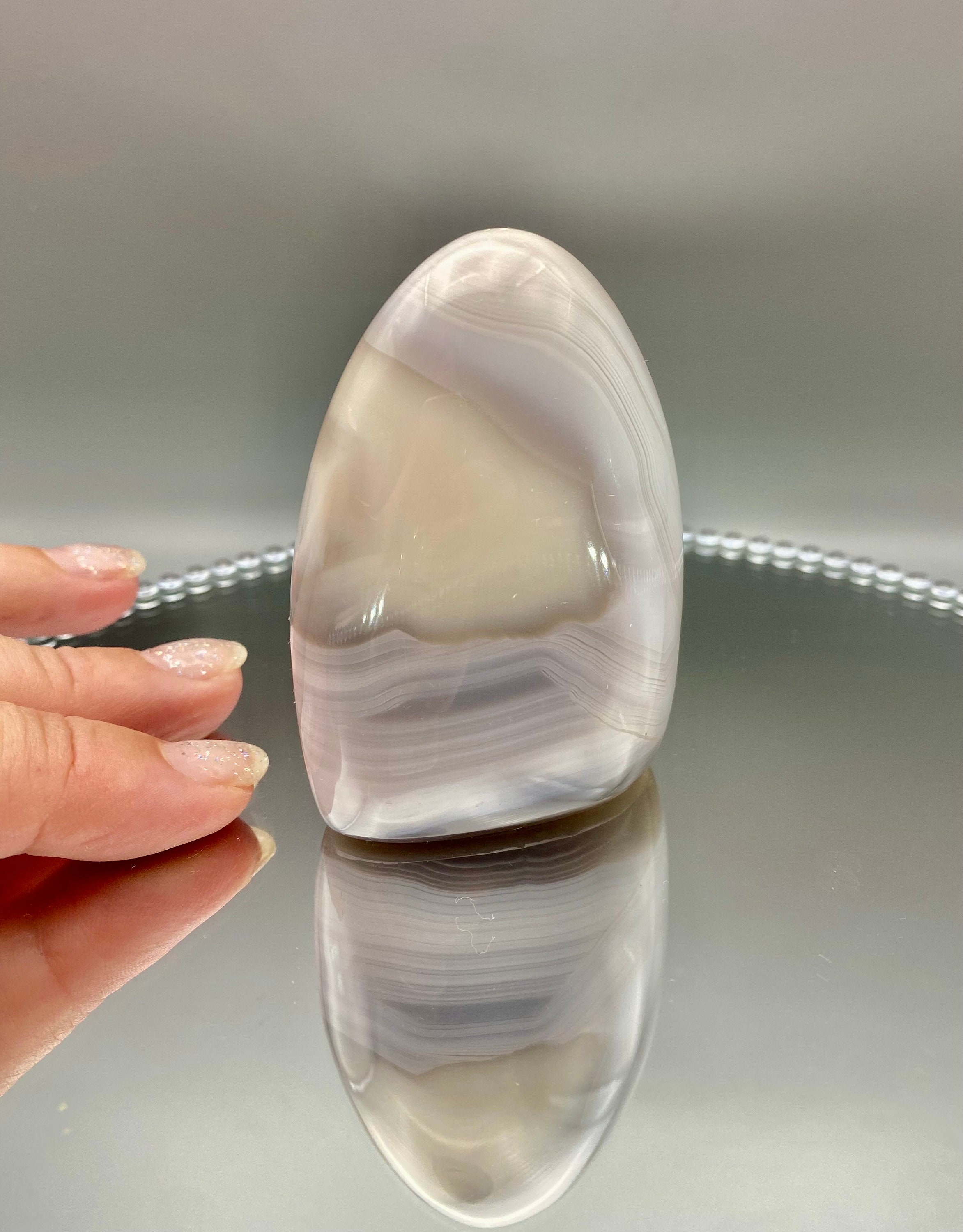 Perfect Quality Lace Agate Self Standing Sculpture or Massage Cone High ...