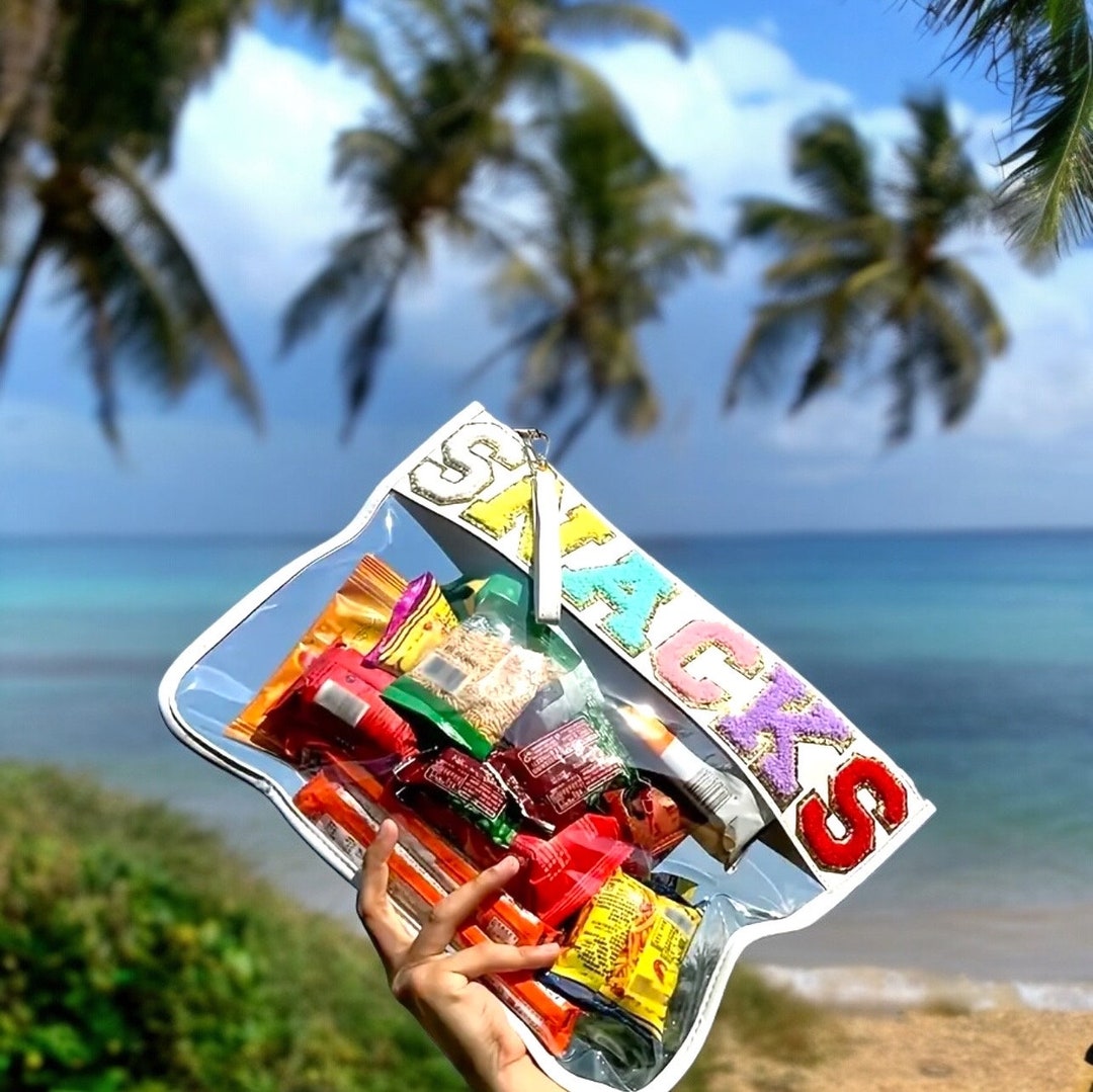 Clear PVC Snack Bag Totes - Etsy