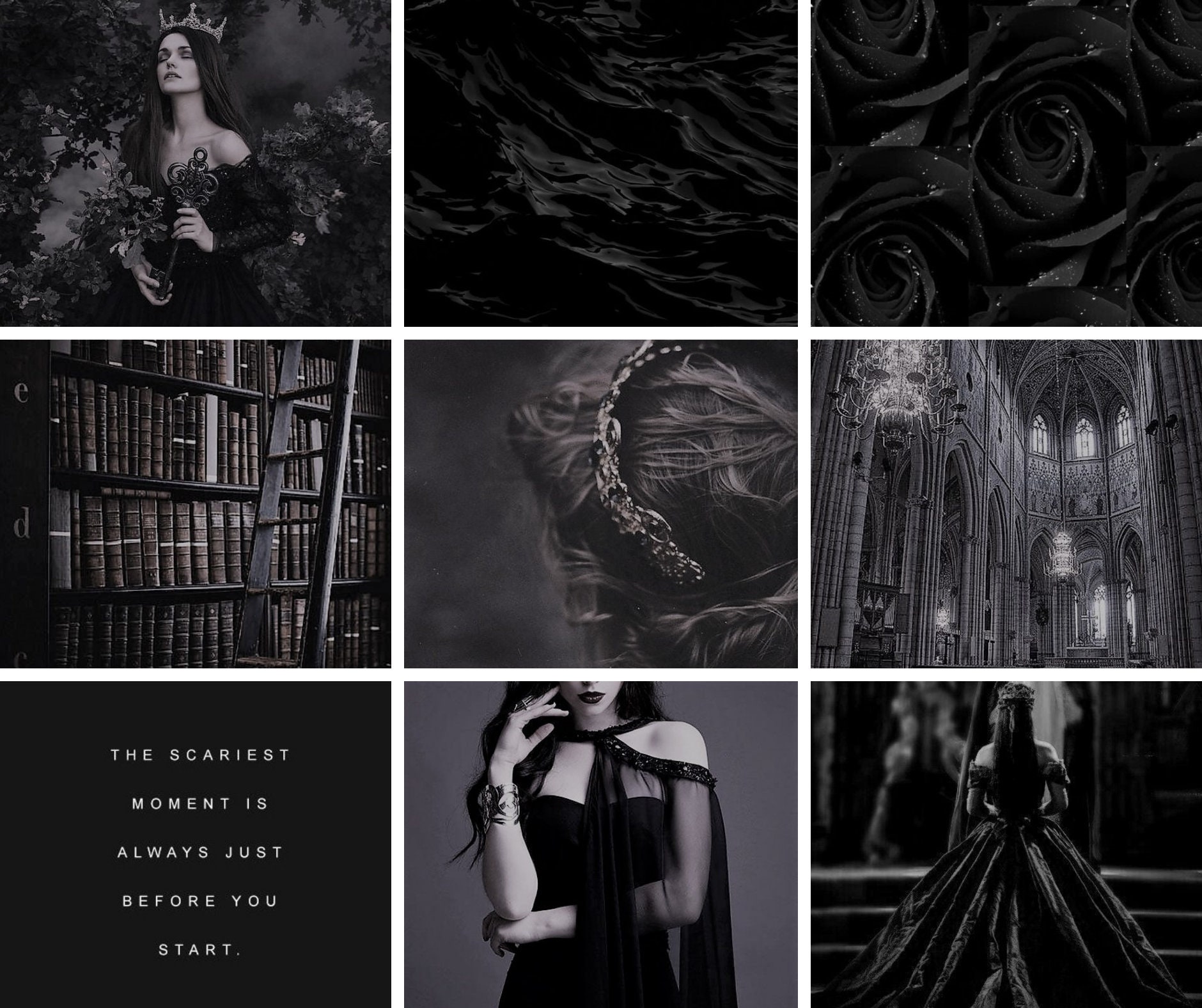 Royalcore Aesthetic Wall Collage Kit, Black Room Decor, Collage Kit ...
