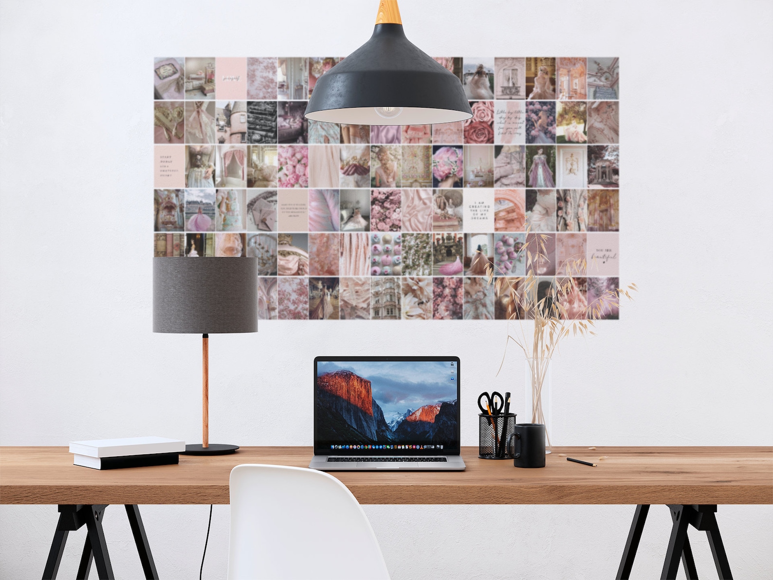Royalcore Aesthetic Wall Collage Kit Pink Room Decor Collage - Etsy