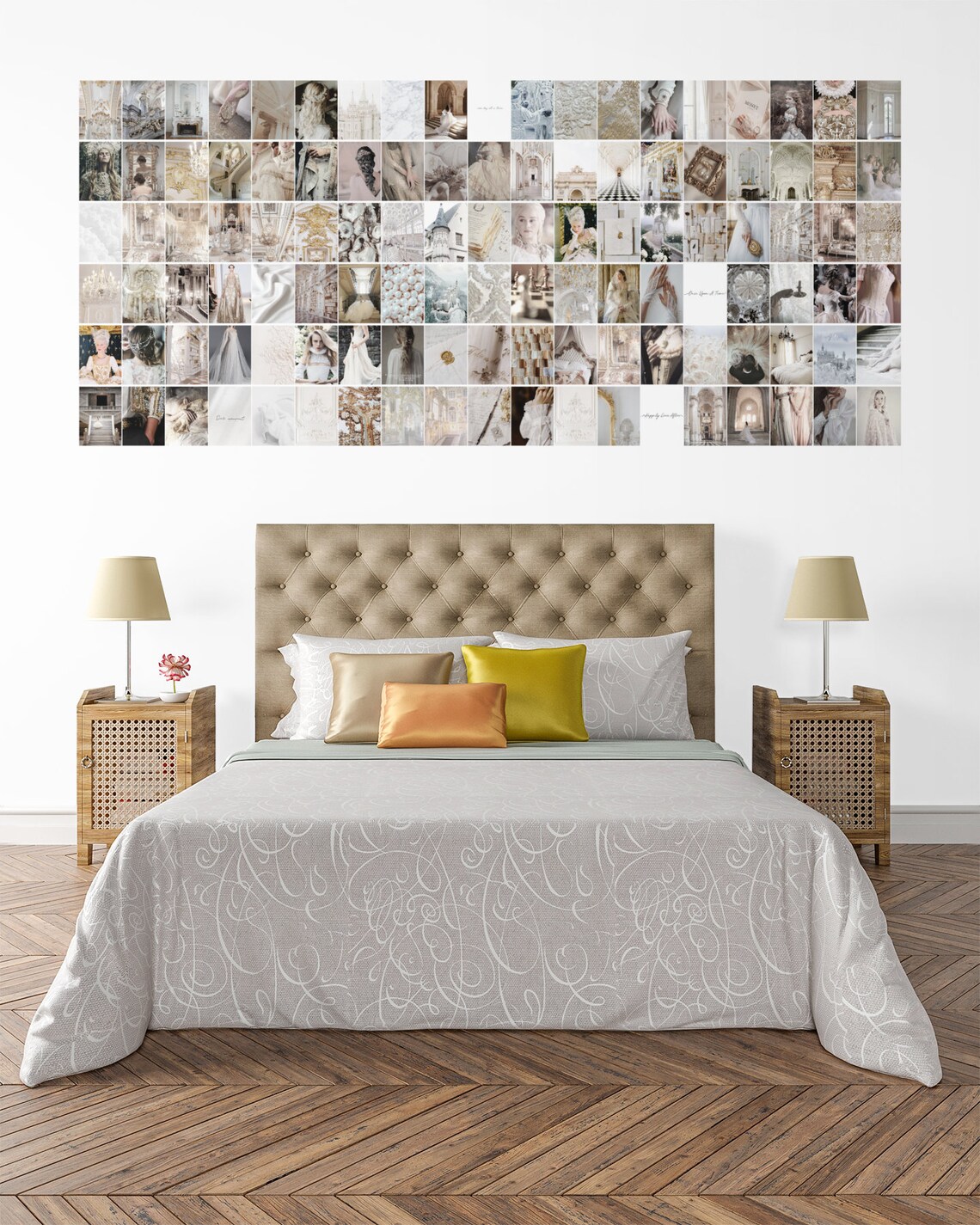 Royalcore Aesthetic Wall Collage Kit, White Room Decor, Collage Kit ...