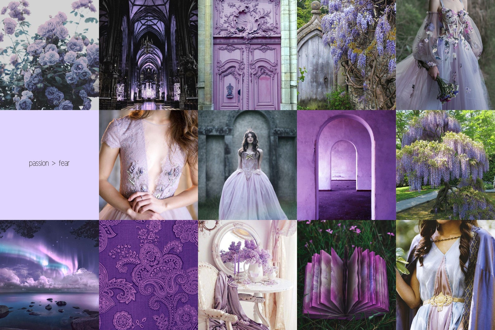 Royalcore Aesthetic Wall Collage Kit, Purple Room Decor, Collage Kit ...