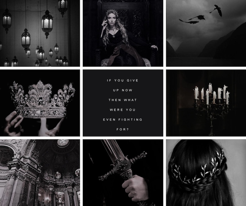 Royalcore Aesthetic Wall Collage Kit, Black Room Decor, Collage Kit ...