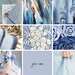 Royalcore Aesthetic Wall Collage Kit, Blue Room Decor, Collage Kit Wall ...