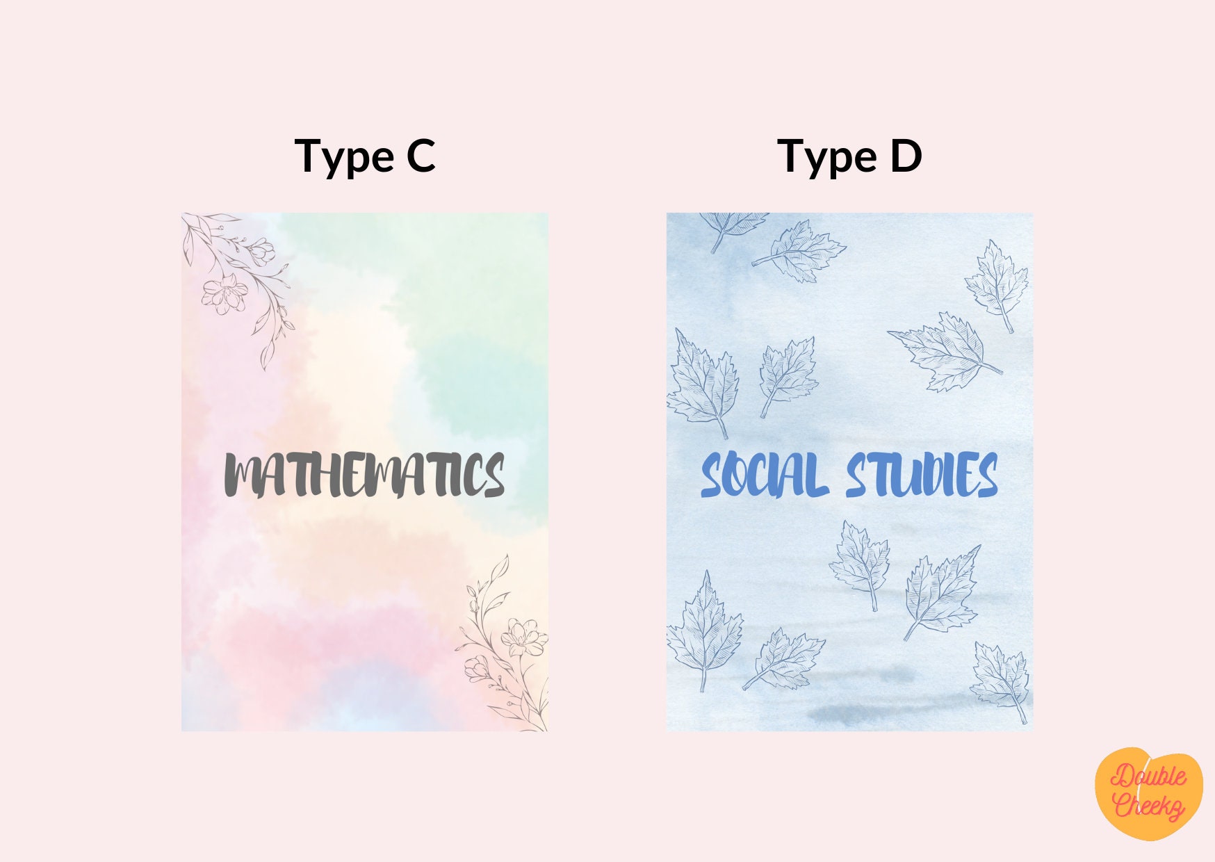 Notebook Cover Printables, School Supplies, Back to School, Journal ...