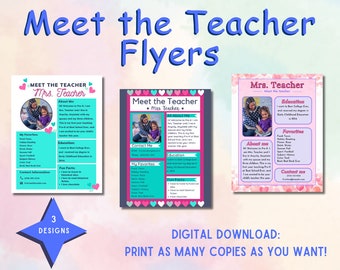 Welcome Back to School Printable Template for Teachers | Editable Canva ...
