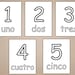 Number Coloring Pages, Numbers in Spanish, Kids Activity, Classroom ...