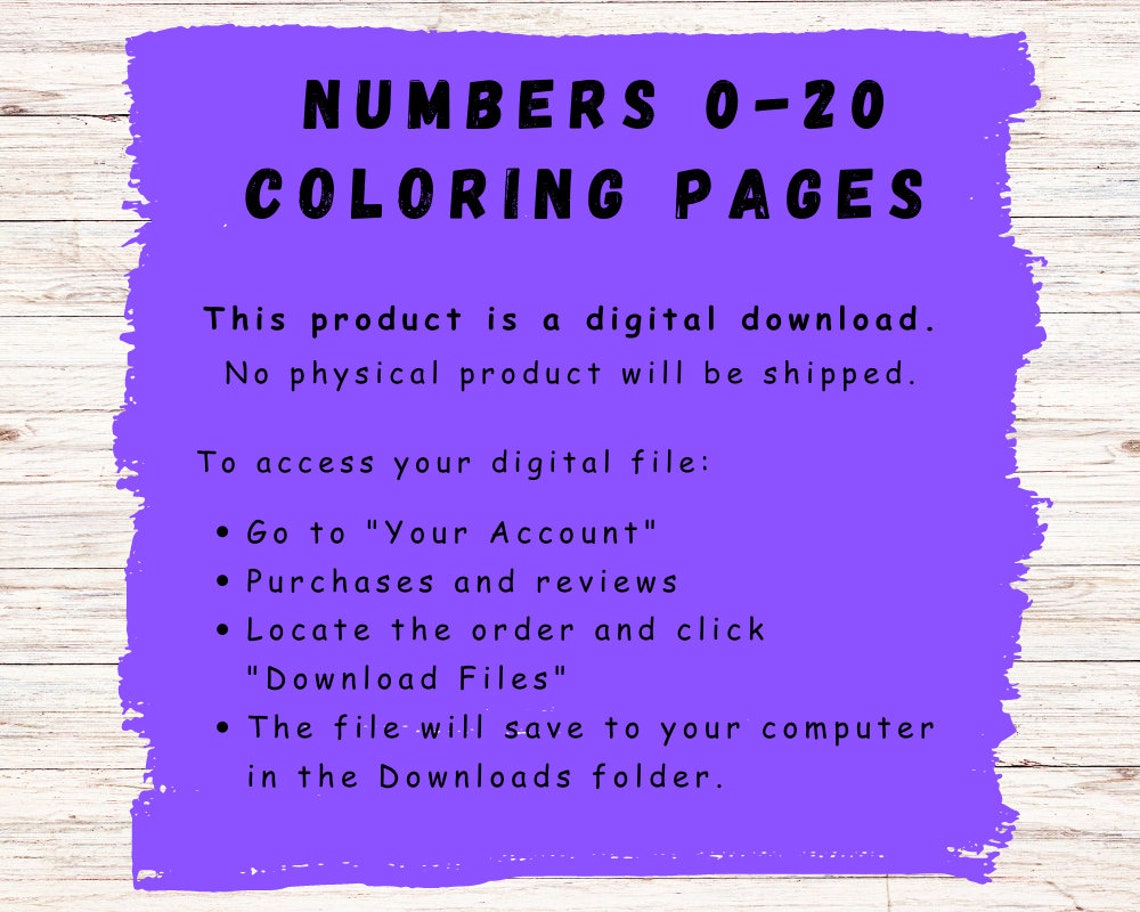 Numbers Coloring Pages, 0-20 Coloring Pages, Kids Activity, Classroom ...