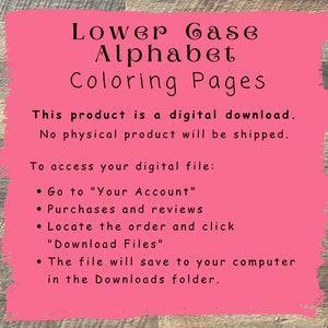 Lower Case Alphabet Coloring Pages, Lower Case Abcs, ABC Activity, Kids ...