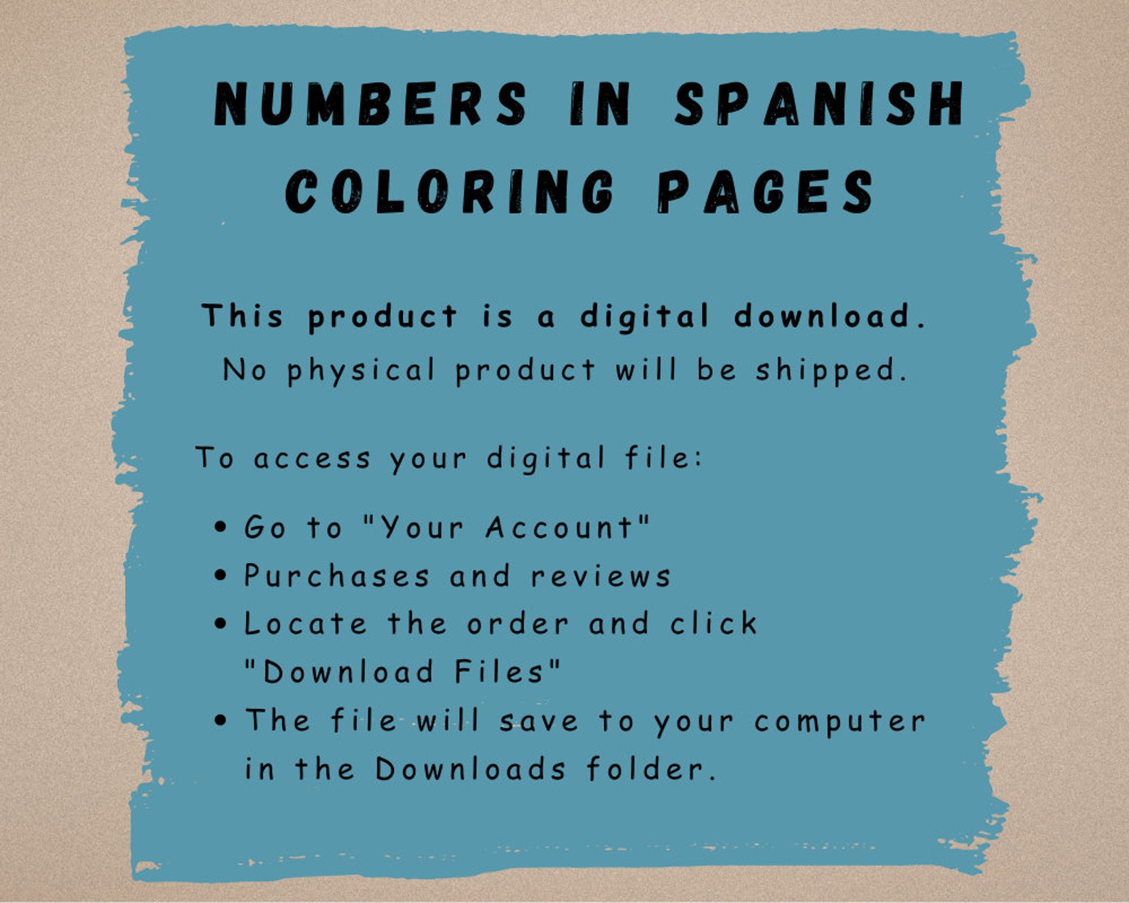 Number Coloring Pages, Numbers in Spanish, Kids Activity, Classroom ...