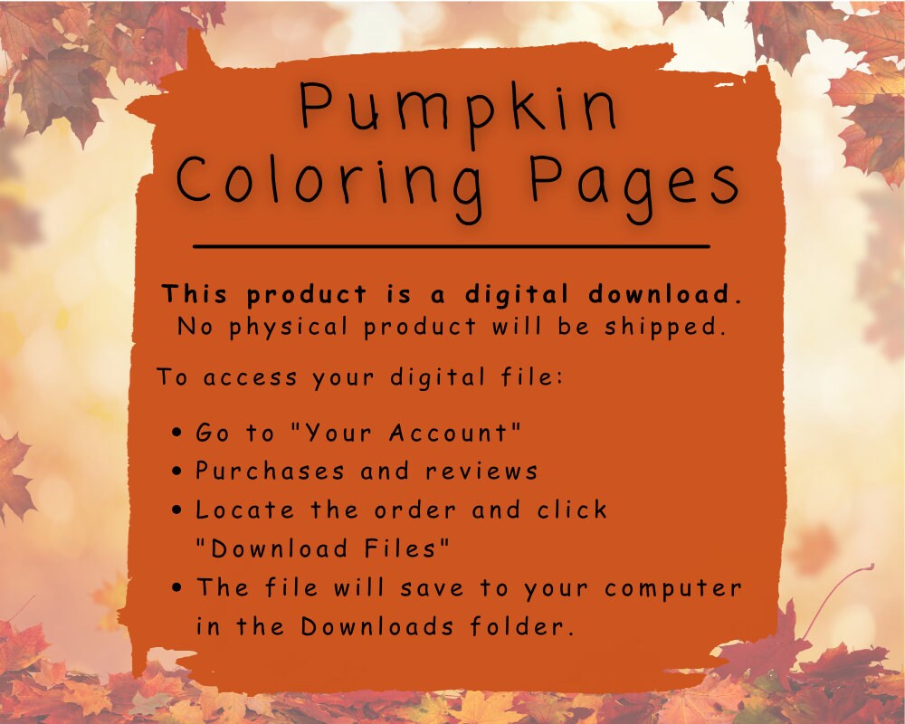 Pumpkin Coloring Pages, Fall Activity, Kids Coloring Pages, Autumn ...