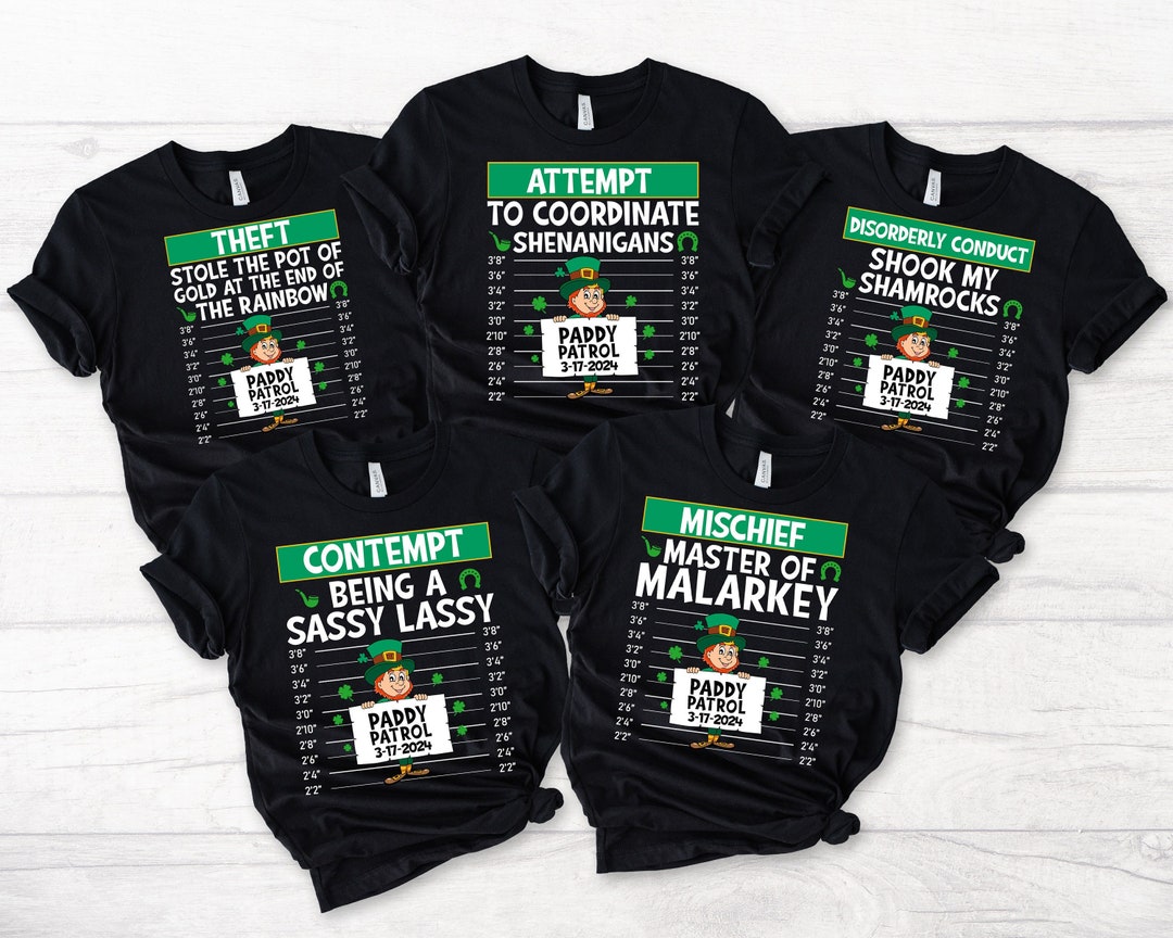 Matching St Patrick's Day Grup Shirts, Funny St. Patricks Day Group ...