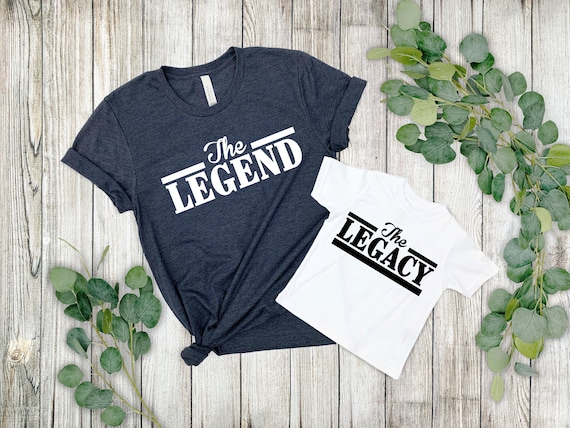 The Legend Shirt the Legacy Shirt Legend Legacy Shirts | Etsy
