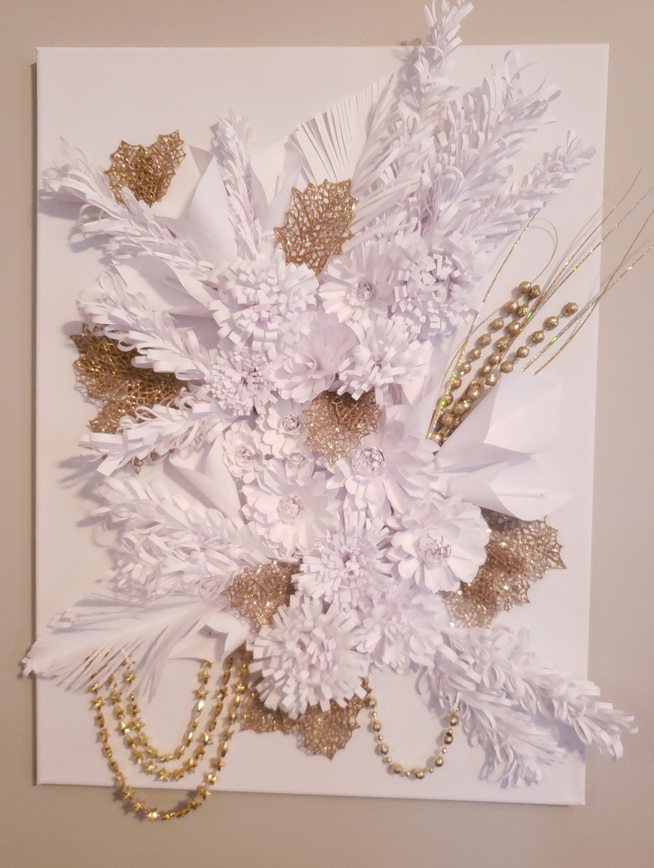 Golden Filigree Exploded Canvas - Etsy