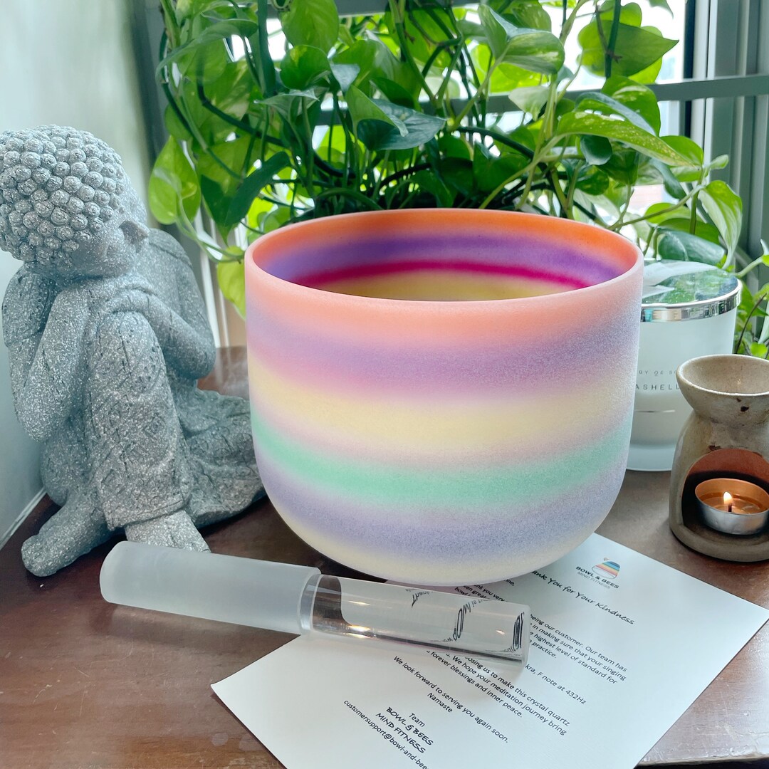 CARNIVAL & FIREWORKS, Crystal Quartz Singing Bowl, Chakra Third Eye A ...