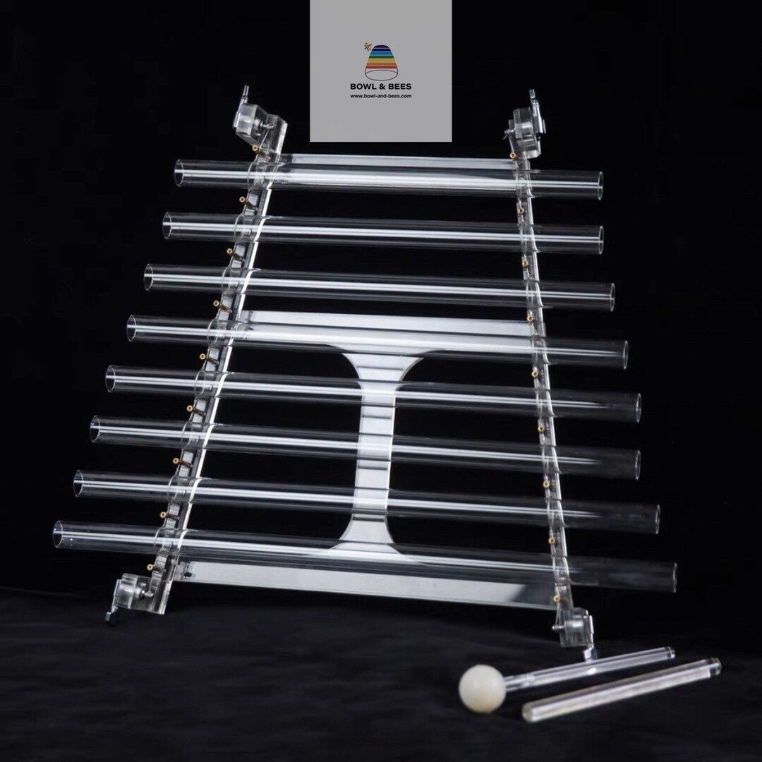 ETHEREAL HARP, Classical Crystal Quartz Singing Harp, 8 Notes, Full ...