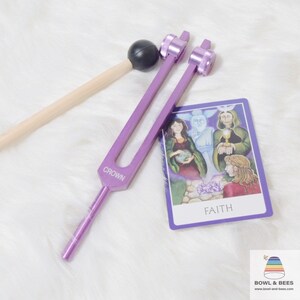 Platonic Year Tone, Crown Chakra Tuning Weighted Fork, 172hz 7th, Sound Healing Frequencies ...