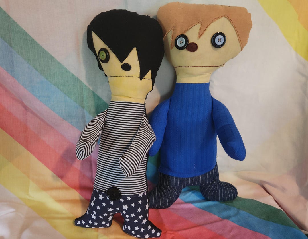 Fall Out Boy Inspired Rag Dolls – Emo Pop Punk Art Plushies - Etsy