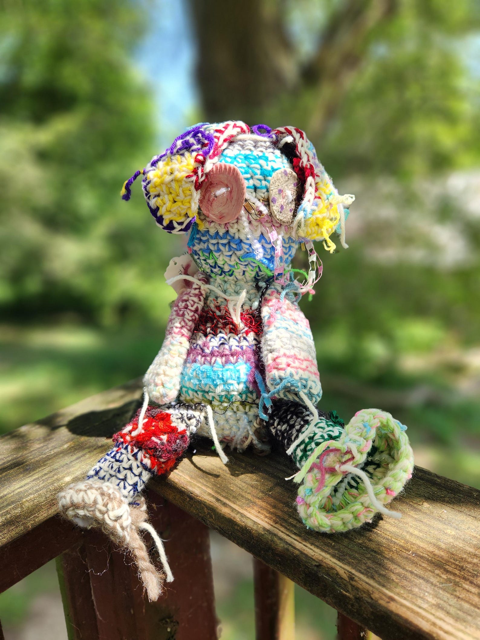 INNER BEAST Handmade Crochet Amigurumi Monster Plush - Etsy